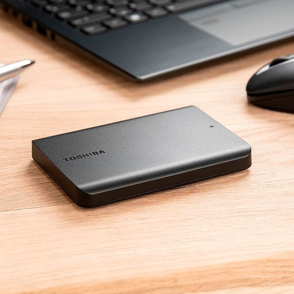 HD Externo Toshiba Canvio Basics 1TB / USB 3.0 - Preto (HDTB510XK3AA - SobralTech