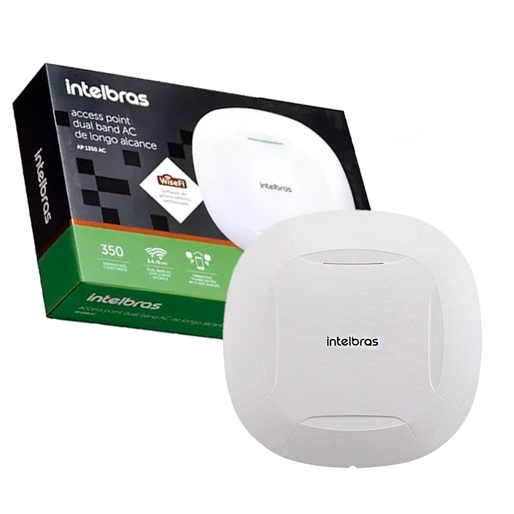 Roteador Access Point Wi-fi Corporativo Intelbras AP 1350 AC Dual Band ...