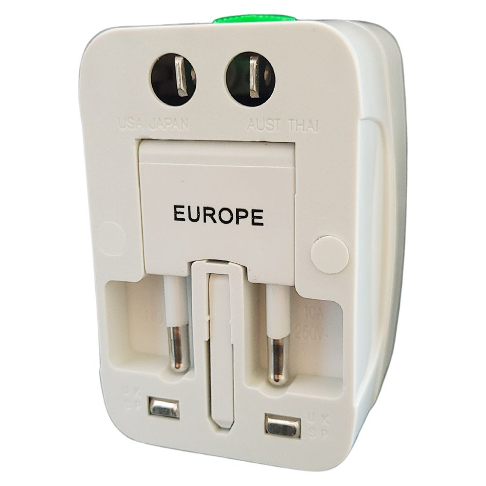 Adaptador de Tomada Universal Internacional All-in-one 250V 10 A Modelo LE-1055 - IT-Blue ...