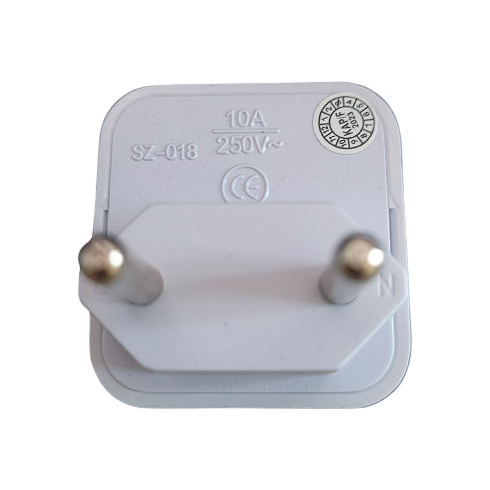 Adaptador de Tomada Eletrica Universal 10A 250V Padrão Internacional Para Brasil - SZ-018 ...