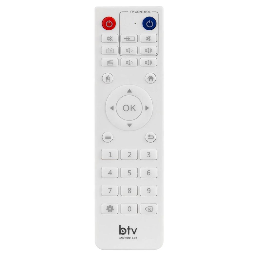Receptor FTA TV BOX BTV A13+ 4K Ultra HD Wifi-5G - Branco - SobralTech