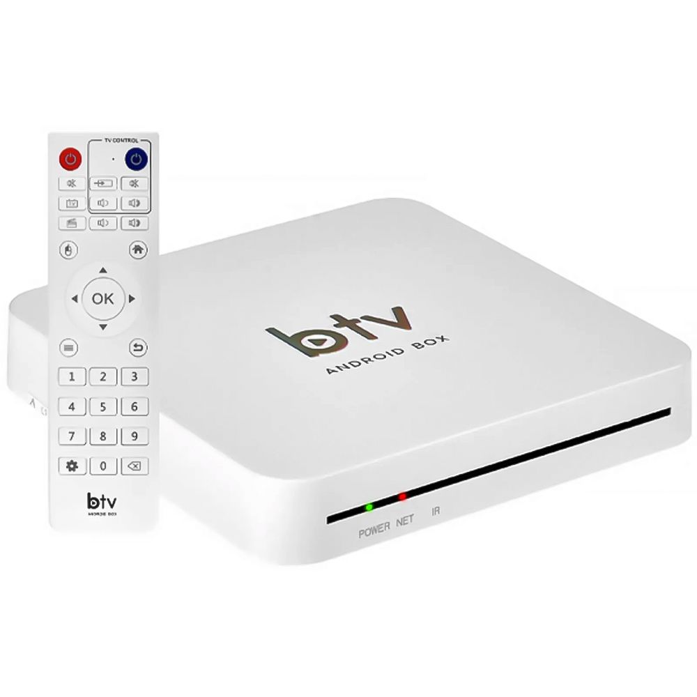 Receptor FTA TV BOX BTV A13+ 4K Ultra HD Wifi-5G - Branco - SobralTech