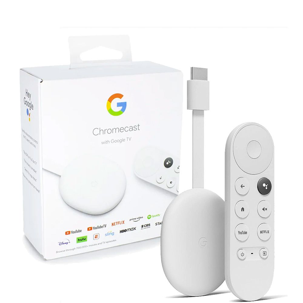 Chromecast 4 com Google TV (Full HD) G454V - ‎Bluetooth, Wi-fi, HDMI ...