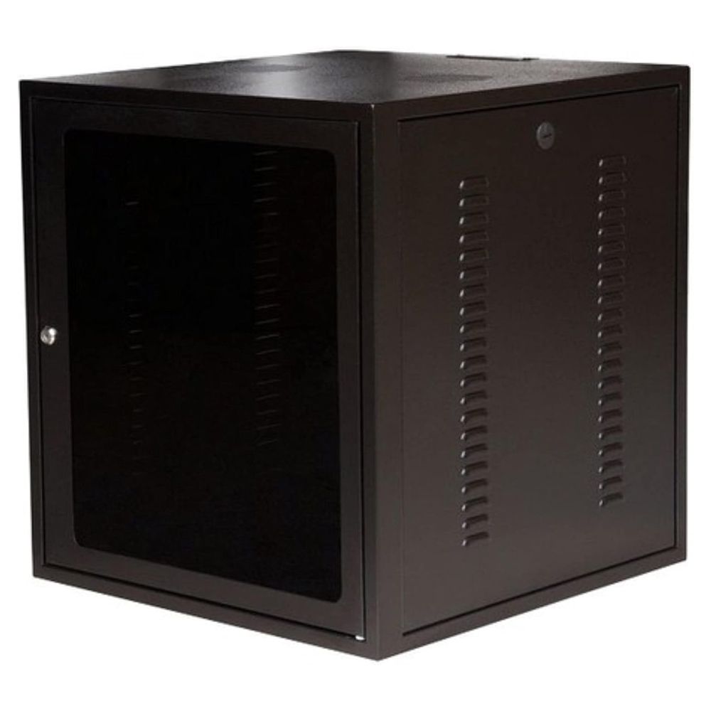 Mini Rack 19" 12u x 400mm Acr Max Eletron Preto 5238 - SobralTech