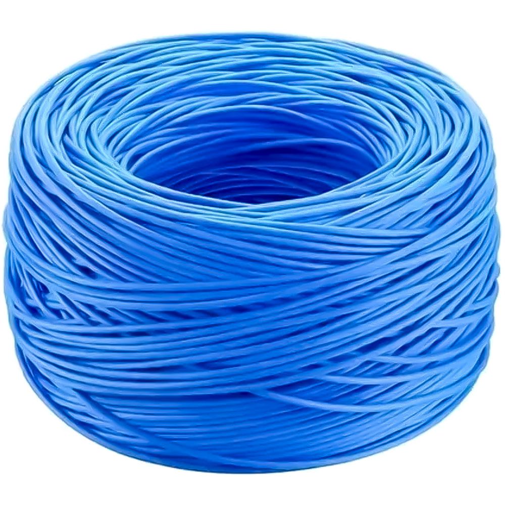 Caixa de Cabo de Rede Cat5E Utp 4p 4PX24AWG UTP CMX 100% Cobre WEC Azul - SobralTech