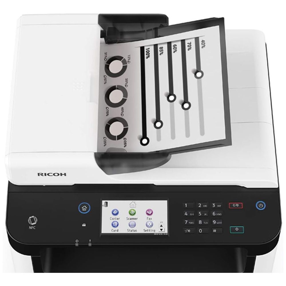 Impressora Multifuncional Ricoh SP 3710SF Laser Monocromática - SobralTech