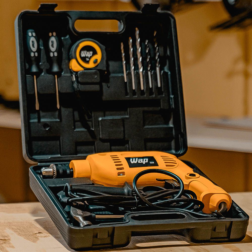 Furadeira E Parafusadeira De Impacto Wap EFPi 700K10 220V - SobralTech