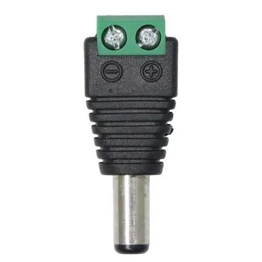 Conector BNC Plug P4 Macho Para Sistemas CFTV - SobralTech