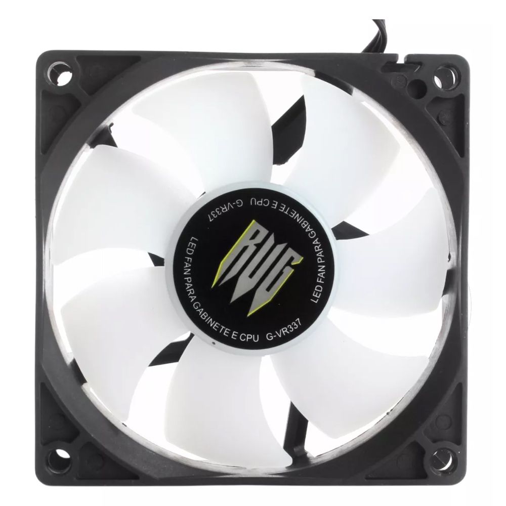 Cooler Fan RGB para Gabinete PC 80mm REVENGER - G-VR337 - SobralTech