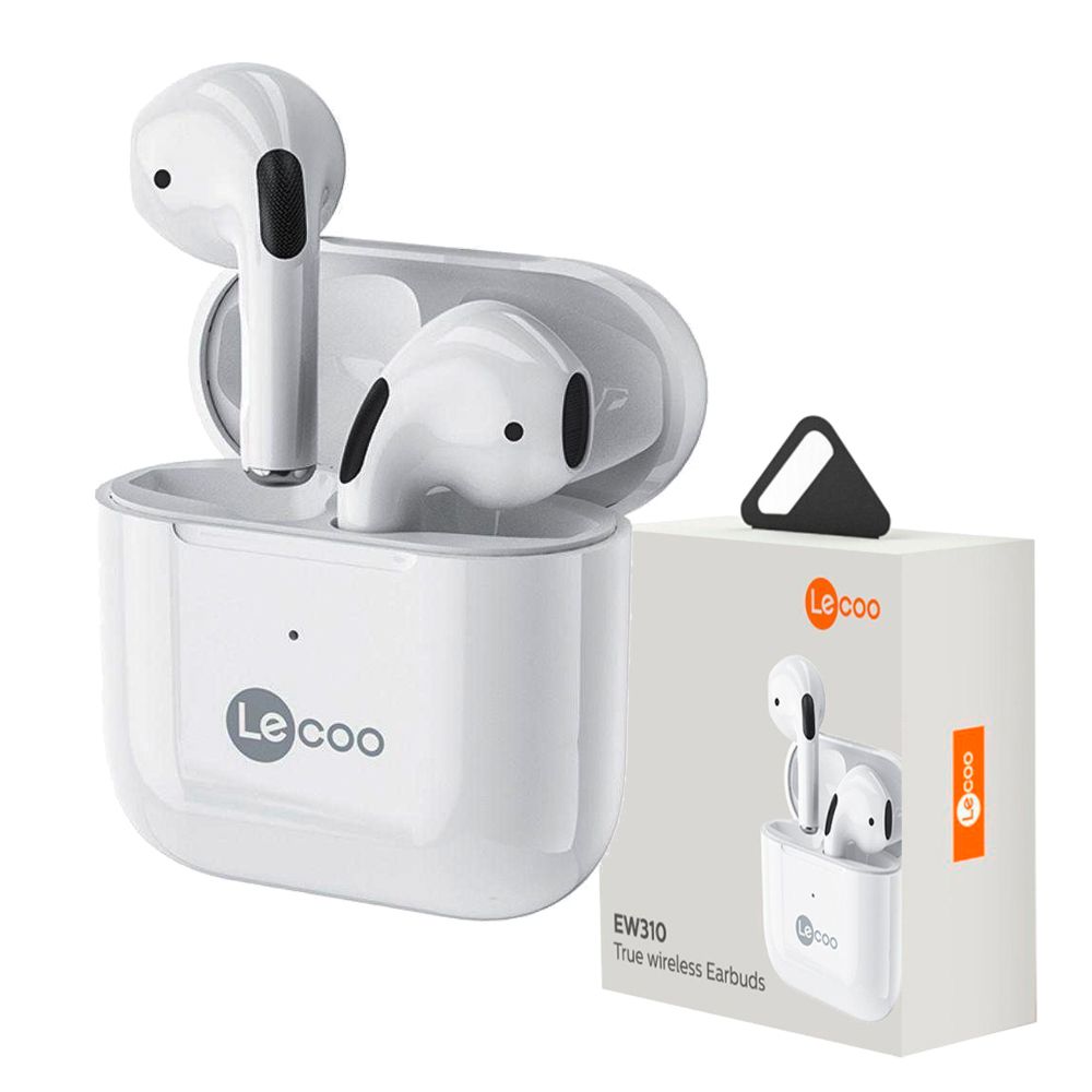 Fone de Ouvido Bluetooth LECOO, EW310 TWS BT5.1, Branco - SobralTech