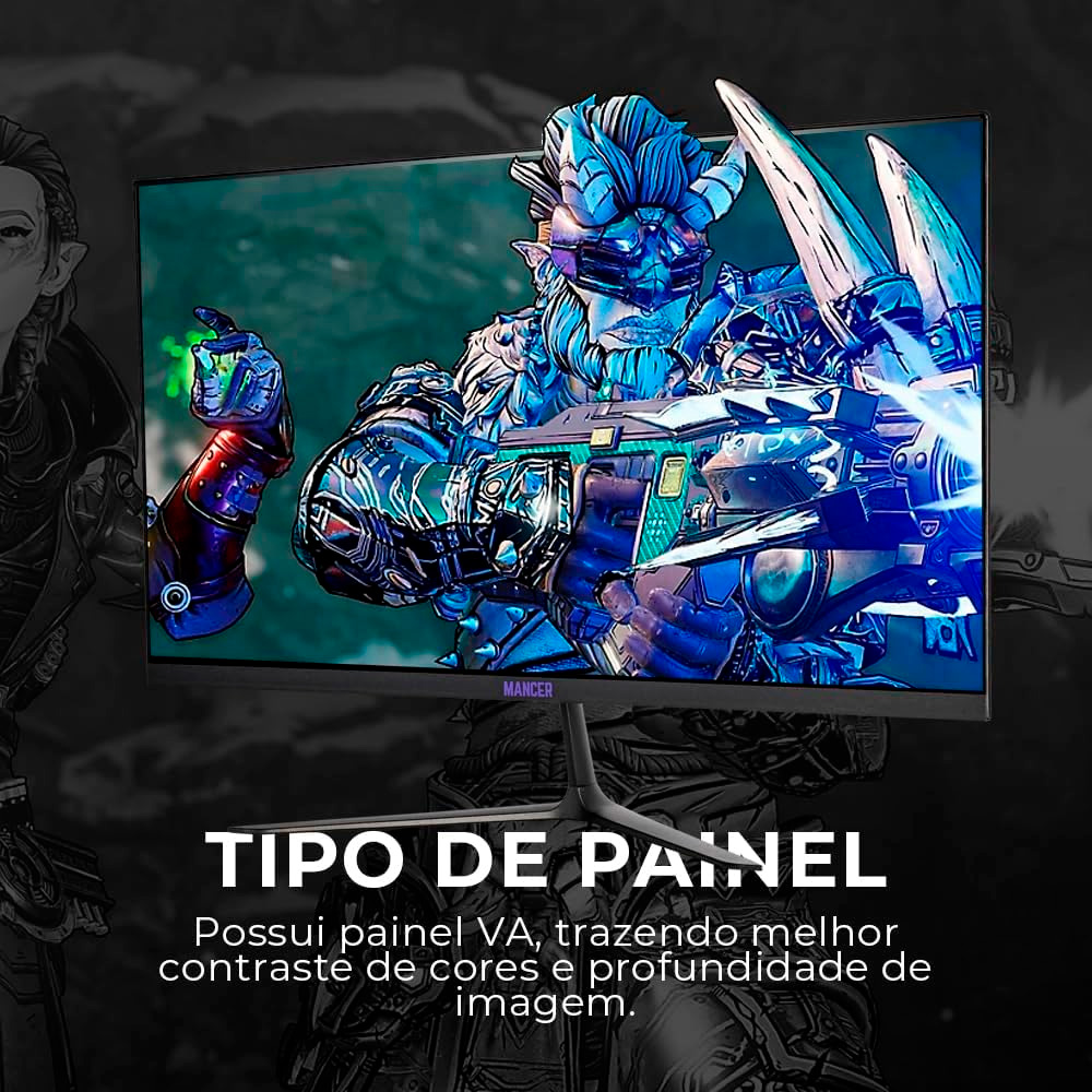 Monitor Gamer Mancer Horizon Z21, 21.45 Pol. Va, Full HD, 1ms, 75Hz ...