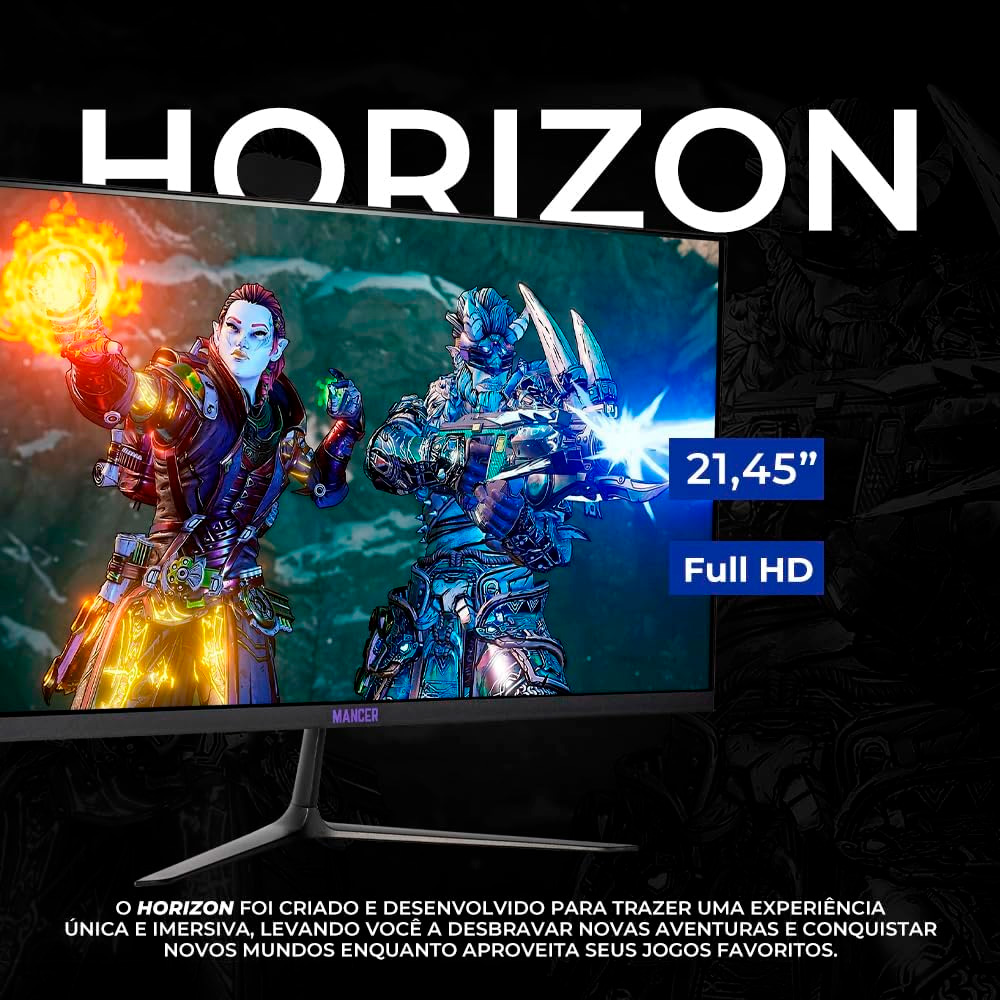 Monitor Gamer Mancer Horizon Z21, 21.45 Pol. Va, Full HD, 1ms, 75Hz ...