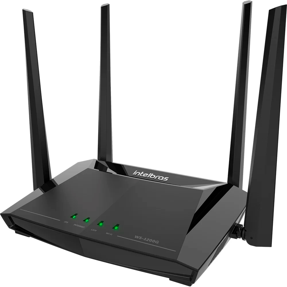 Roteador Wifi 5 Repetidor Wireless Intelbras Wi-Force W5-1200G Dual ...