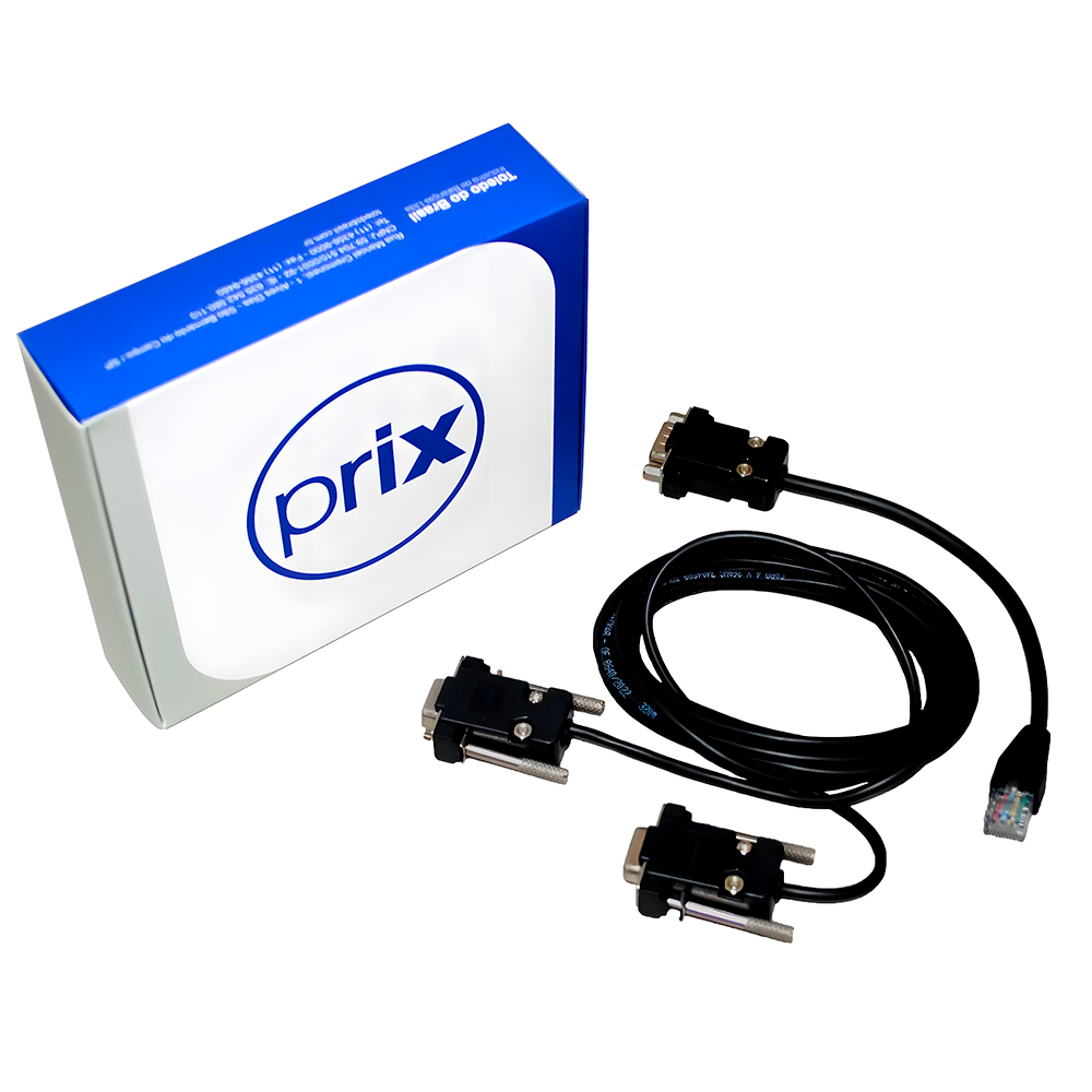 Cabo Conversor Serial RS232 Para Balanças Toledo Prix 3 Fit e Plus ...
