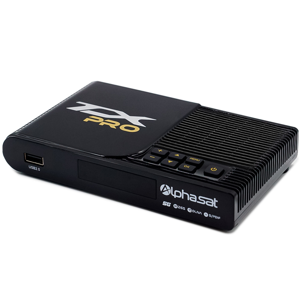 Receptor Alphasat TX Pro 5G Full HD Wi-Fi - Preto - SobralTech