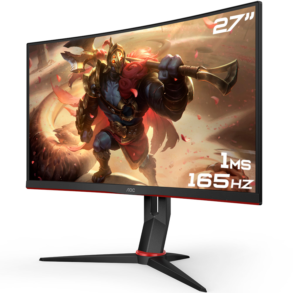 Monitor Gamer AOC 27", 165Hz, Full HD, 1ms, DisplayPort, HDMI e VGA ...