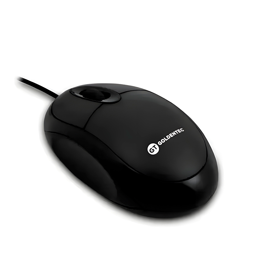 Mouse Óptico USB Goldentec, 1.200 DPI - GT-54812 - SobralTech