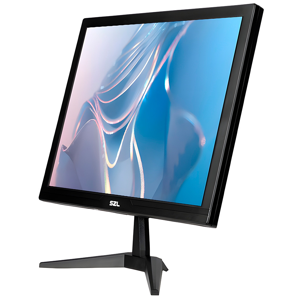 Monitor LED 19 Polegadas, SZL 19 TN, HD, 3ms, 75Hz, HDMI/VGA, SZL-SZL19-BL01 - SobralTech