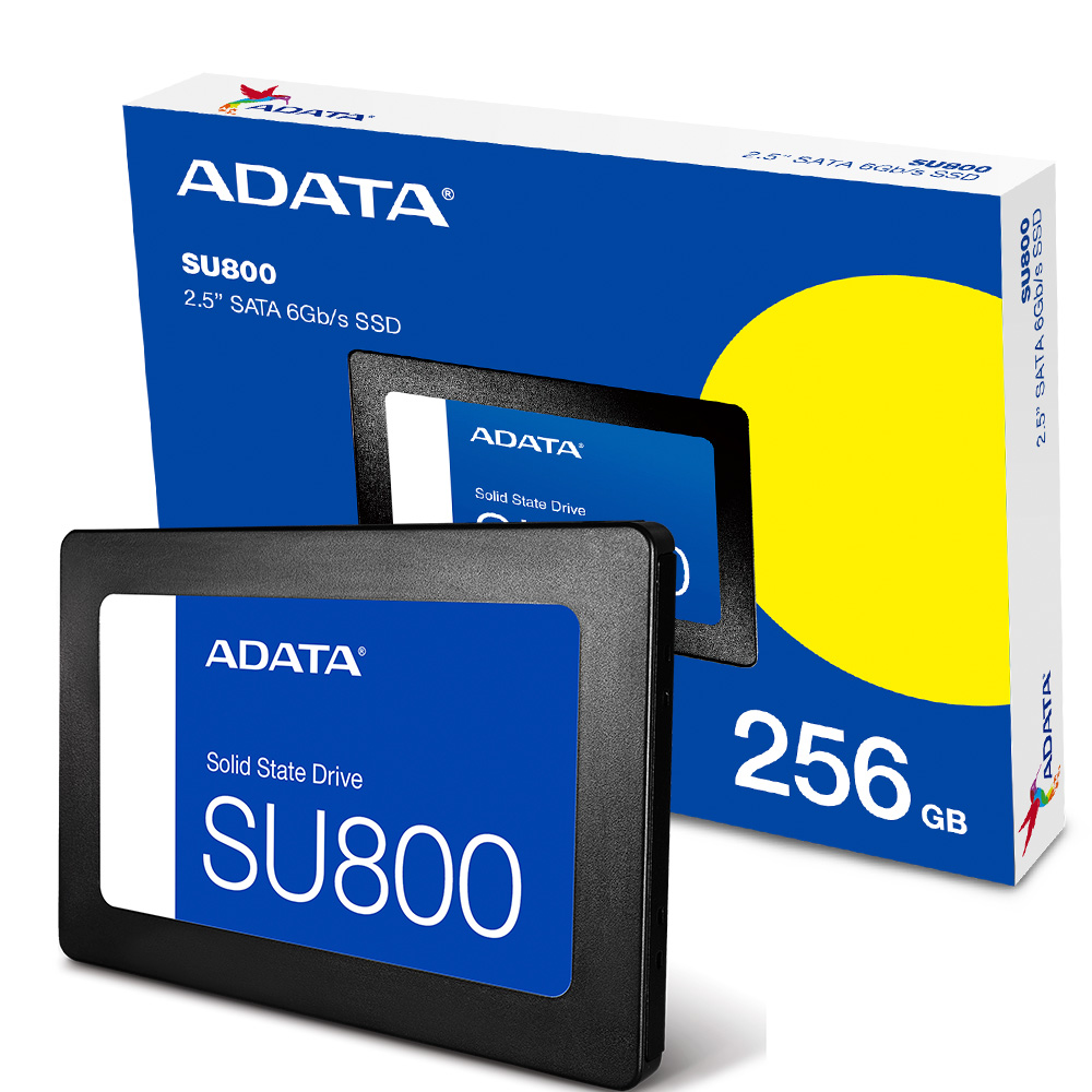 SSD Adata 256GB, Ultimate SU800, 2.5, 3D NAND Sata III 6GB/s, Leitura 550MB/s, Gravacao 500MB/s ...