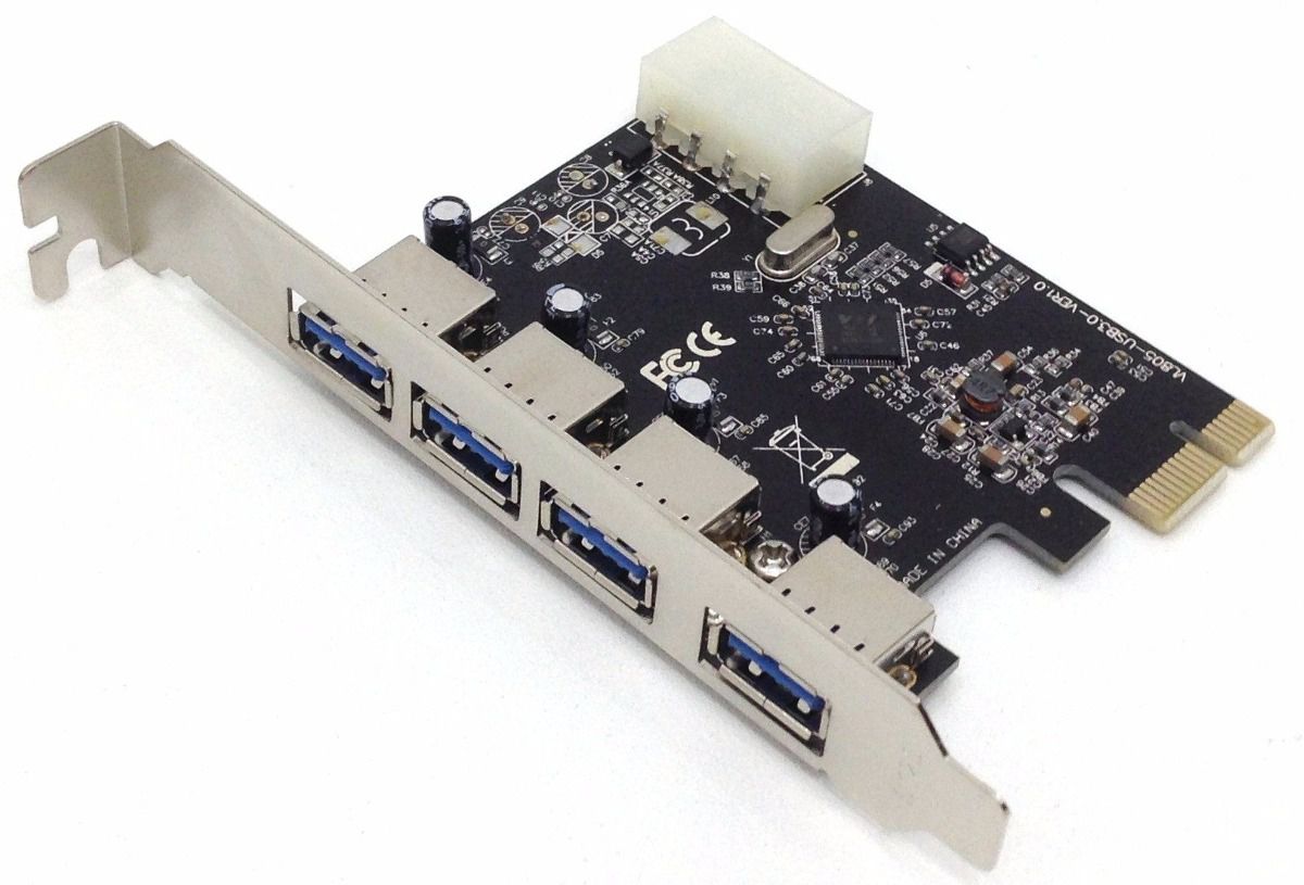 Placa PCI PCI Express com 4 Saidas USB 3.0 - SobralTech