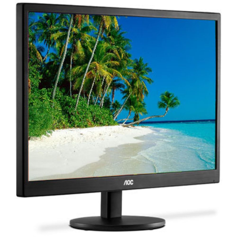 Monitor Led 15,6" Polegadas AOC E1670SWu Widescreen Preto - SobralTech