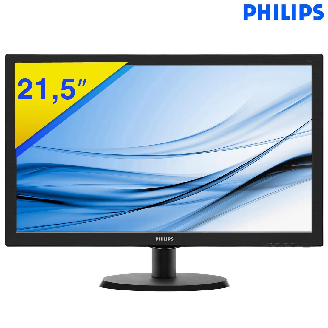 Monitor LCD LED 21,5" Full HD Widescreen Philips 223V5LHSB2- HDMI ...