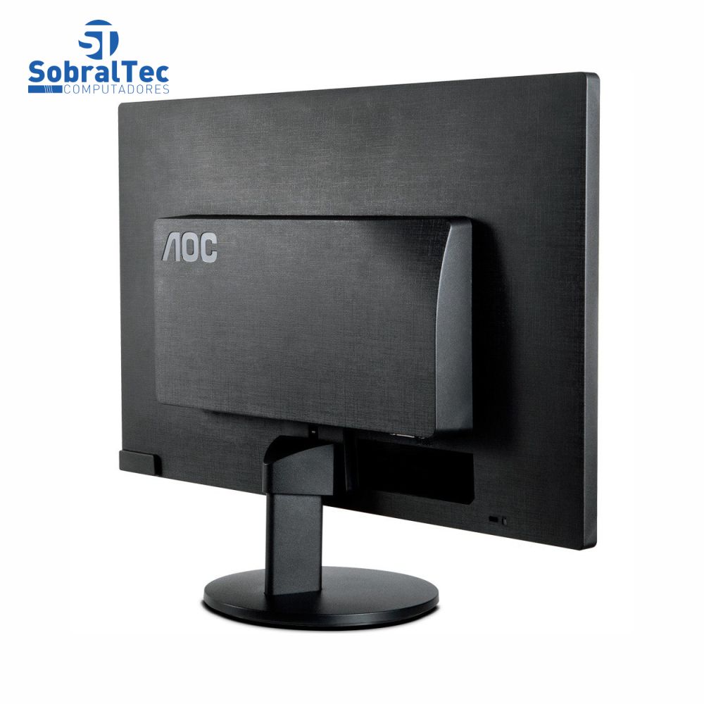 Monitor Led 18.5 Polegadas Aoc E970SwnL Widescreen Vga Preto Vitrine Sem a Caixa - SobralTech