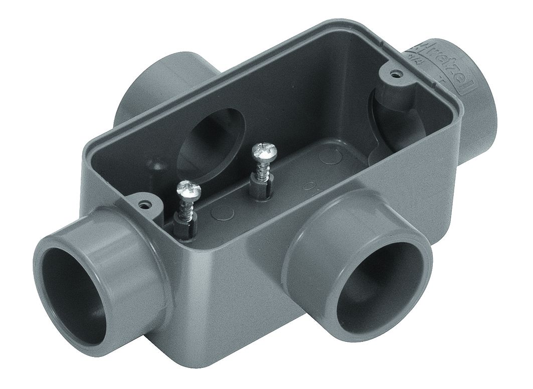 Condulete de Alumínio Fixo Tipo T 1/2" Com Rosca BSP - SobralTech