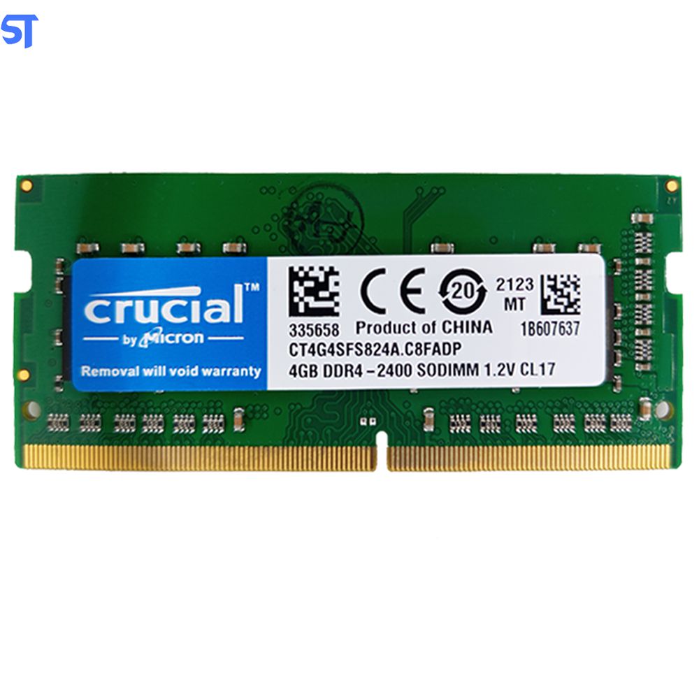 Memória Notebook 4GB Ddr4 2400Mhz - Crucial - SobralTech