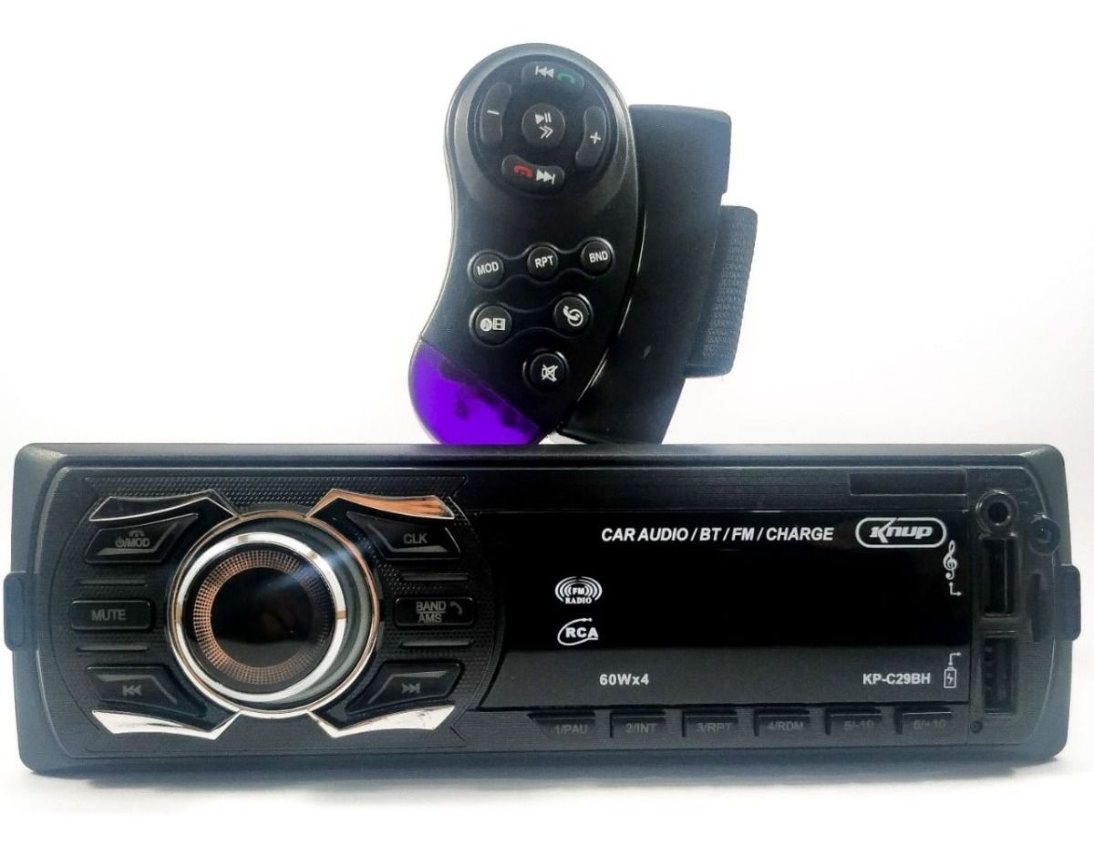Som Automotivo Radio Mp3 Com Controle Remoto - Knup KP-C29BH - SobralTech