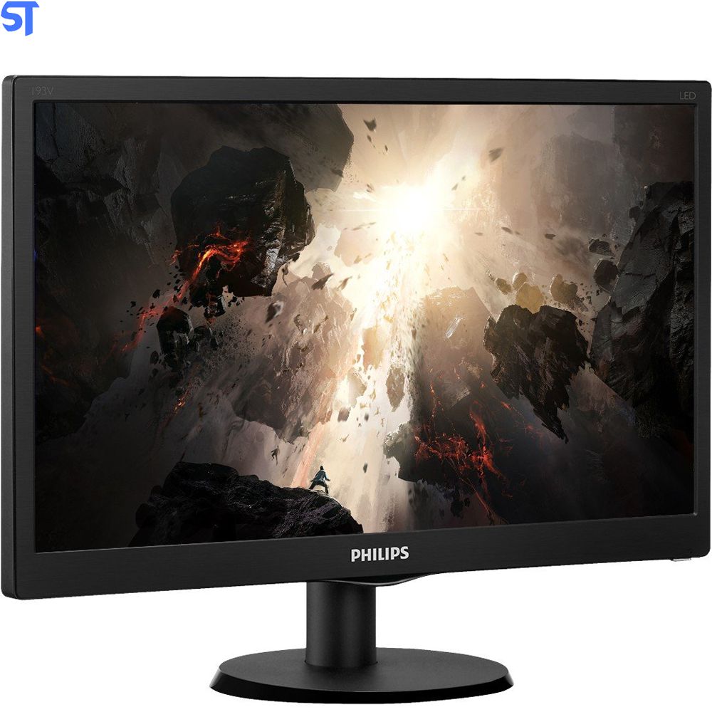 Monitor LED 18,5" Philips V Line HDMI e Vga Widescreen 193V5LHSB2 Preto ...