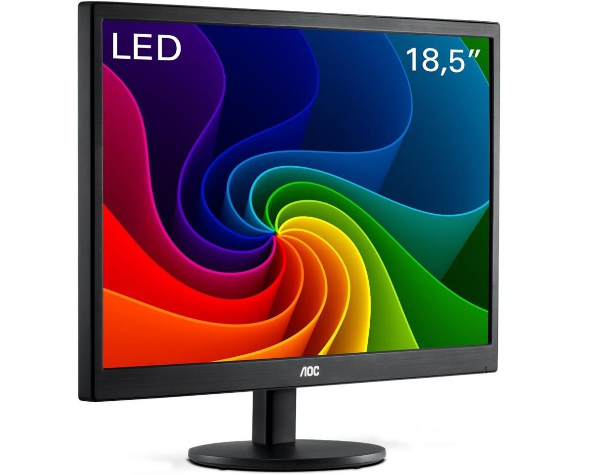 Monitor Led 18,5" Widescreen Preto Aoc E970SWNL-Semi Novo - SobralTech
