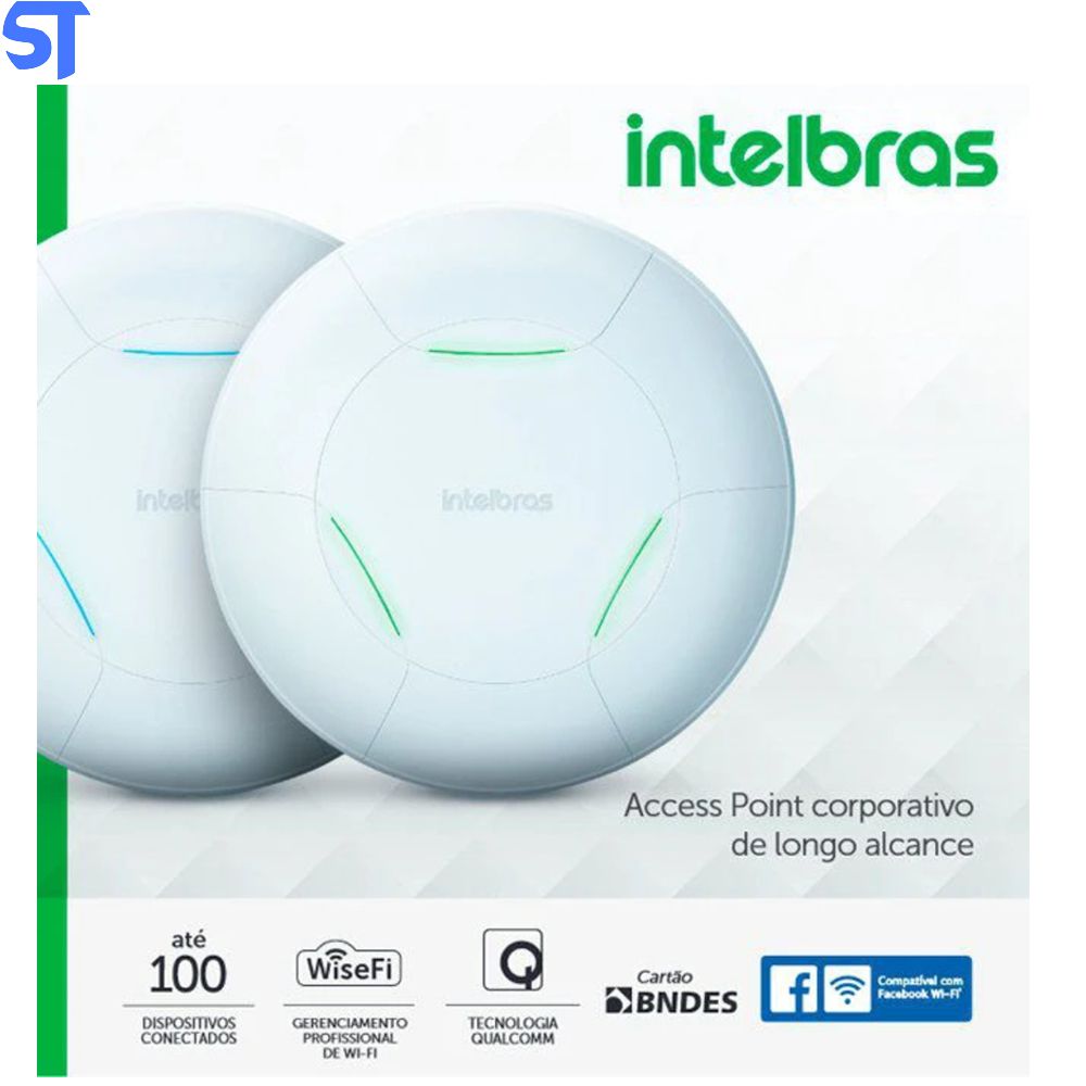 Roteador Access Point Intelbras AP 310 300Mbps- Longo Alcance -Check-in ...