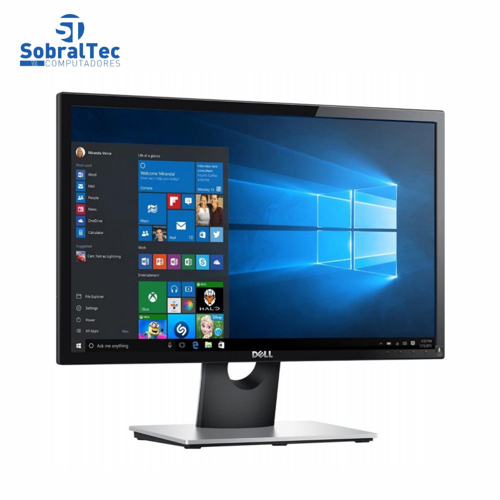 Monitor Full HD LED Dell 22 Widescreen Vga Hdmi 21,5 SE2216H Preto ...