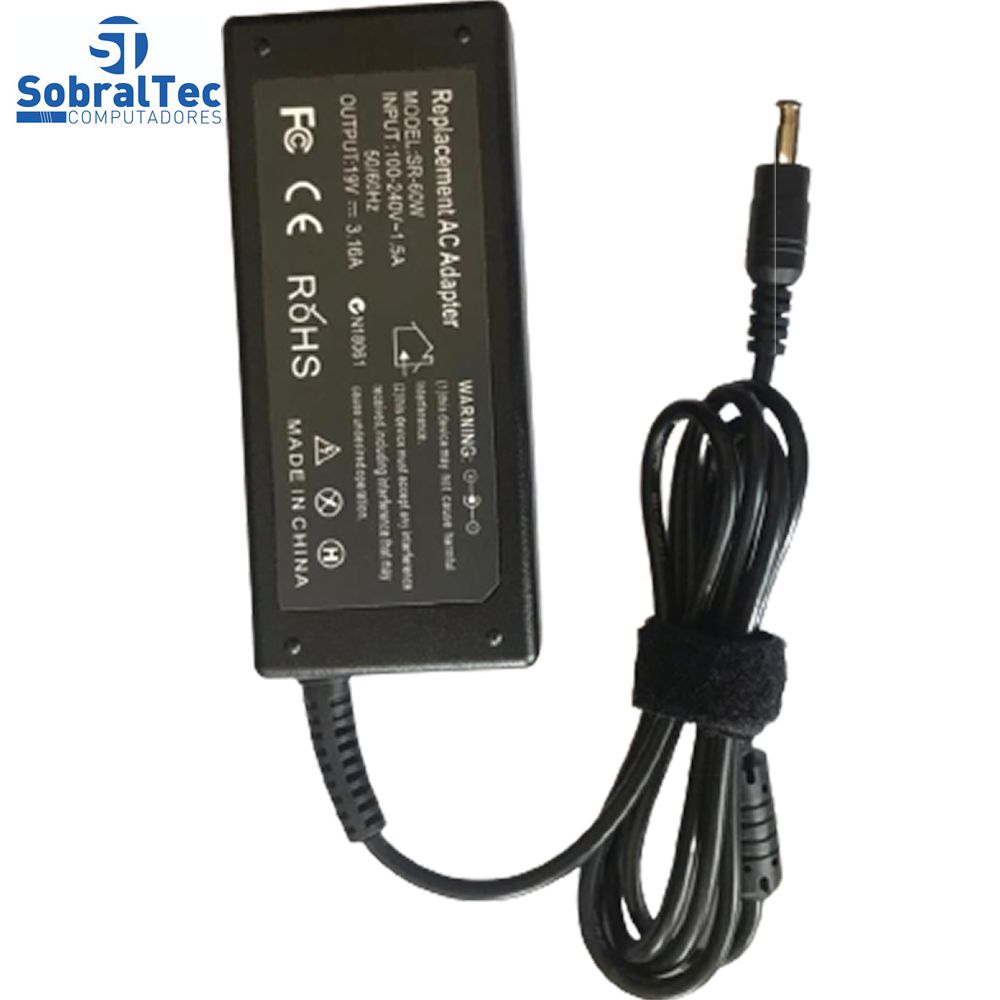Fonte Notebook Samsung 19v 3.16A Replacement AC 5.5 x 3.0 Mm Model SR ... Fonte Notebook Samsung 19v 3.16A Replacement AC 5.5 x 3.0 Mm Model SR ...