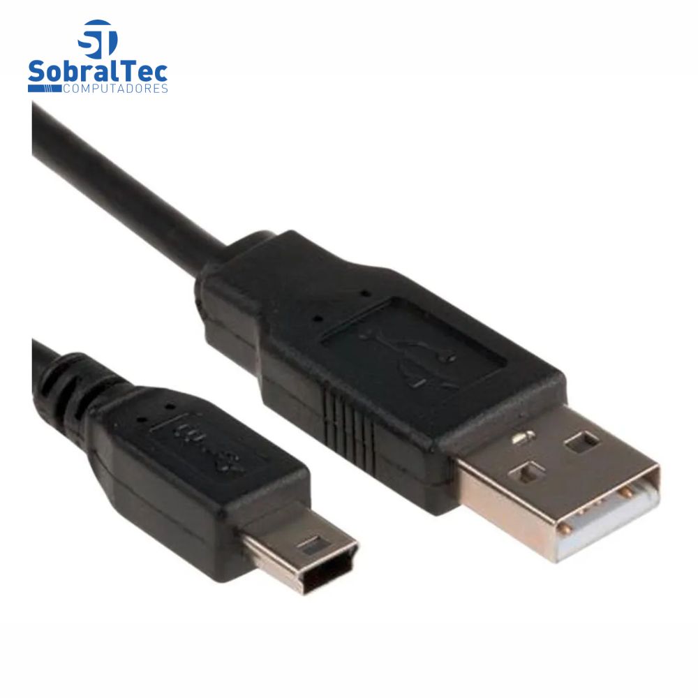 Cabo V3 Macho Para Usb 2.0 Macho 1Mt Dados e Carga - SobralTech