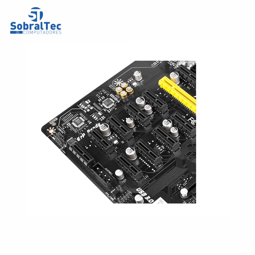 Placa Mãe 1151 B250 BIOSTAR TB250 BTC+ 2XDDR4 2400 - SobralTech Placa Mãe 1151 B250 BIOSTAR TB250 BTC+ 2XDDR4 2400 - SobralTech