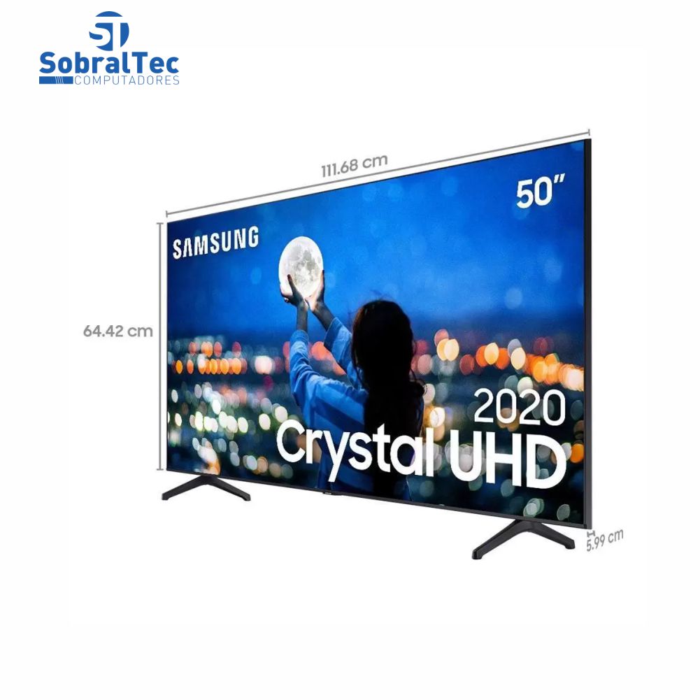 Smart TV Samsung 50 Polegadas UHD 4K Cristal WiFi - USB- HDMI ...