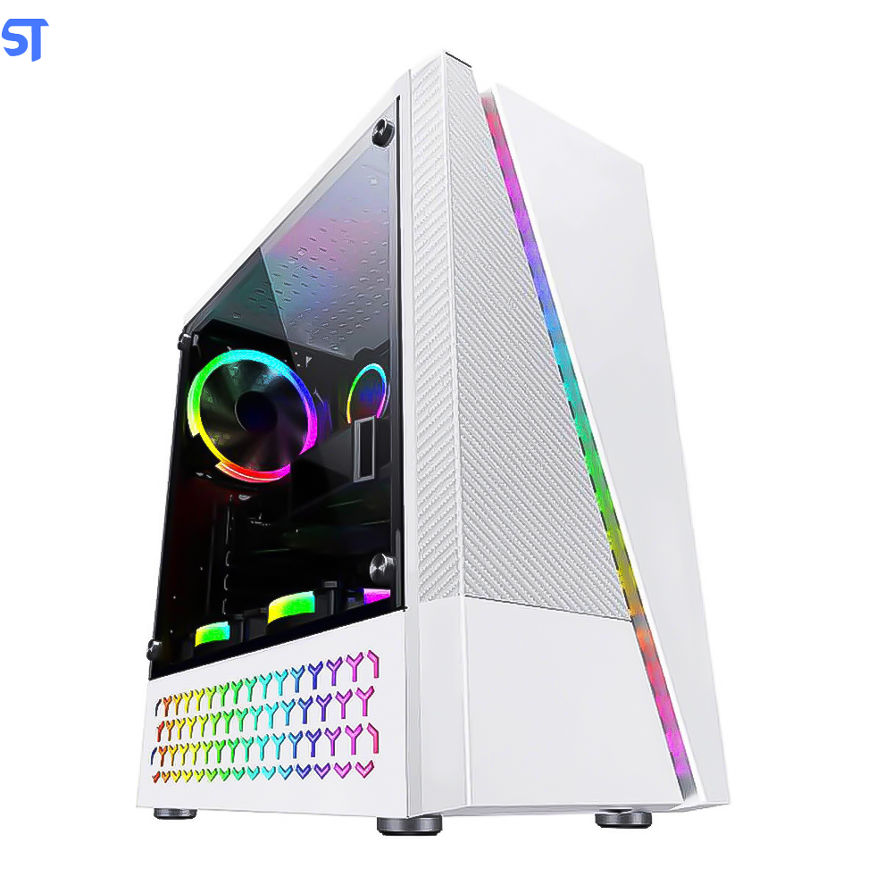 Gabinete Gamer Bluecase BG-018, Mid Tower, LED RGB, Lateral em Acrílic - SobralTech