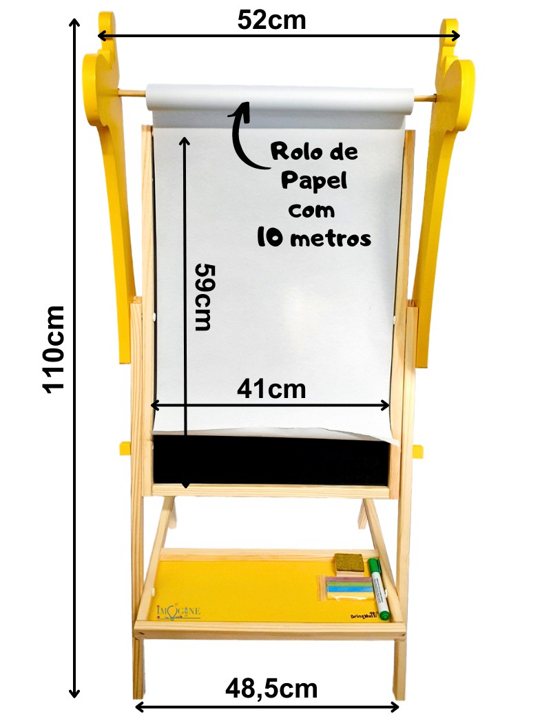 Lousa Infantil Magnética Educativos Régua Crescimento Girafa - Imagine ...