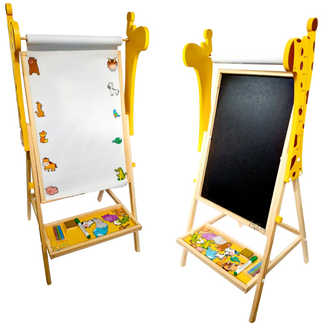 Lousa Infantil Magnética Educativos Régua Crescimento Girafa - Imagine ...