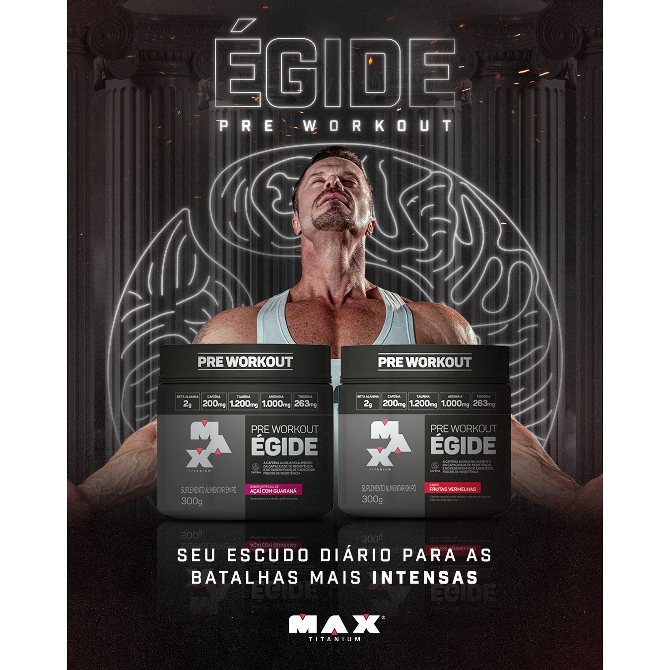 Égide 300g - Max Titanium - IMPÉRIO NUTRI SUPLEMENTOS