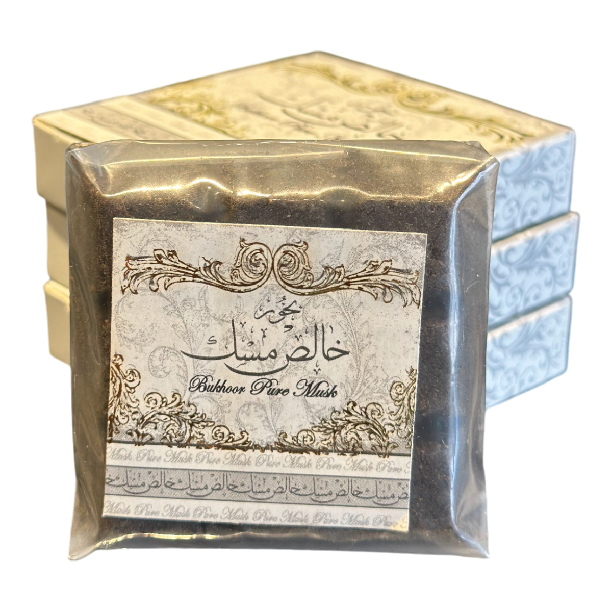 INCENSO - BUKHOOR PURE MUSK 40G - Al Ward - O mundo árabe e seus aromas