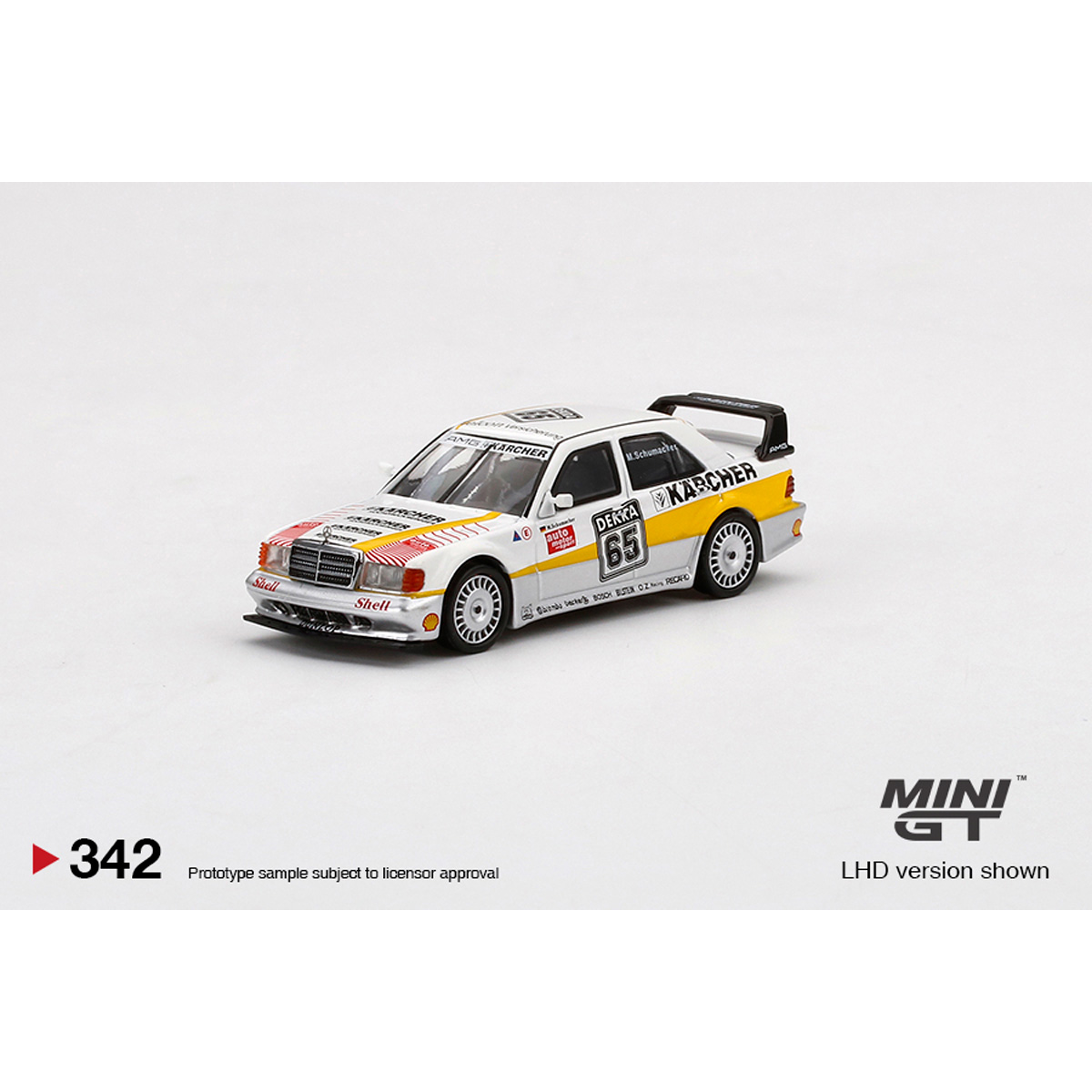 Miniatura Mini GT 1:64 Mercedes-Benz 190E Evolution II - Counting Minis