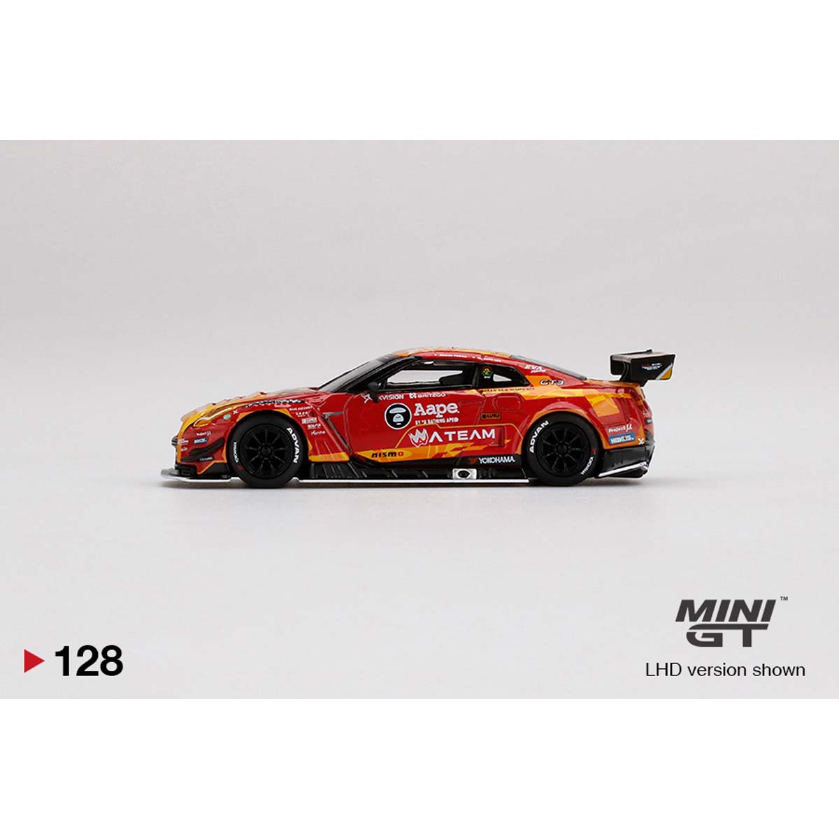 Miniatura Diecast Mini GT x Pop Race 1:64 - Nissan GT-R R35 EVA ...