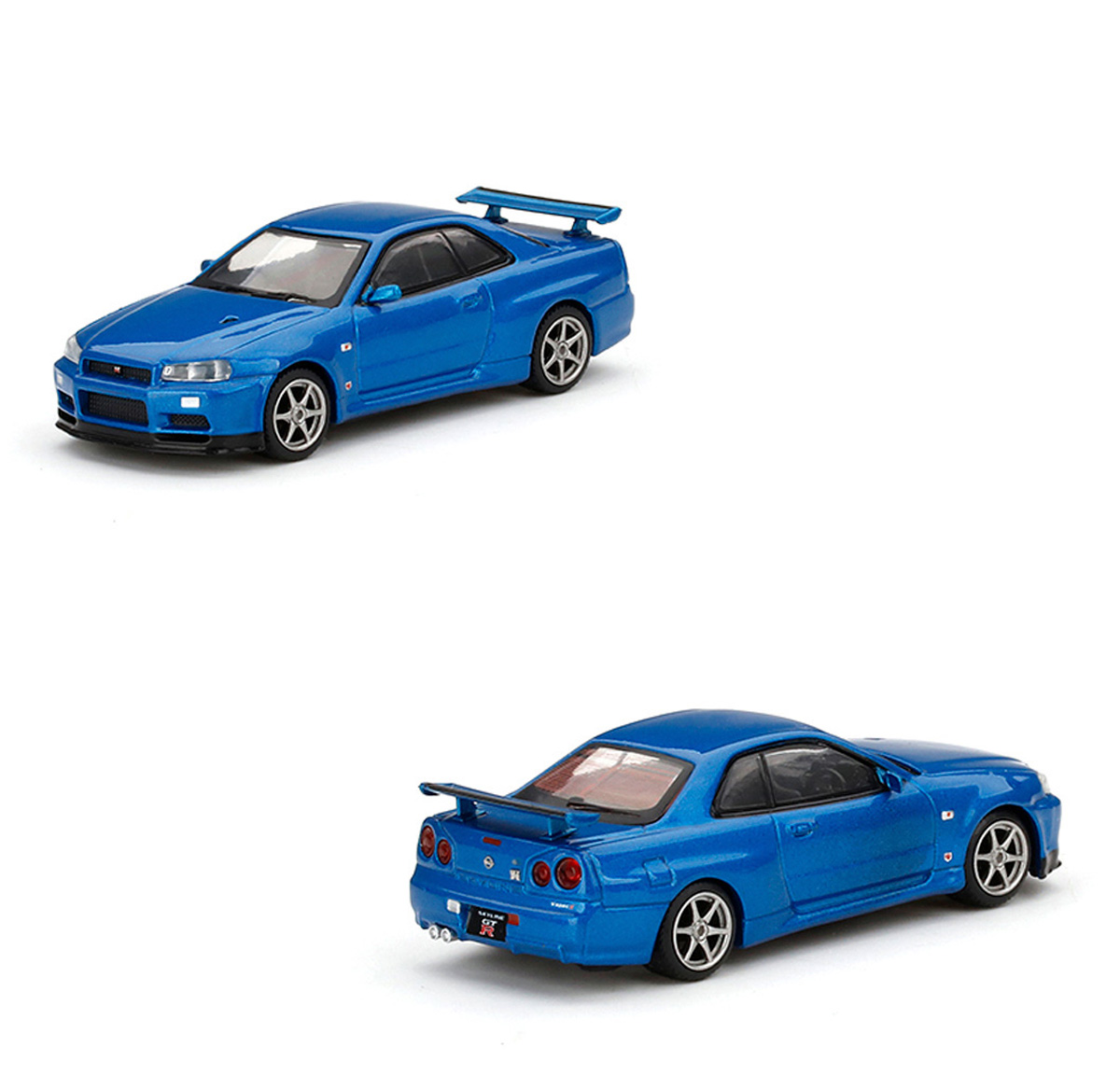 Miniatura Mini GT 1:64 Nissan GT-R R34 #341 - Counting Minis