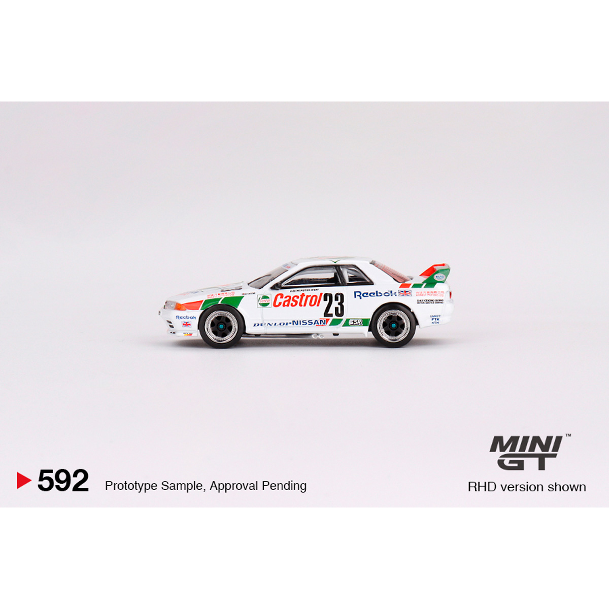 Miniatura Mini GT 1:64 Nissan Skyline GT-R (R32) #592 - Counting Minis