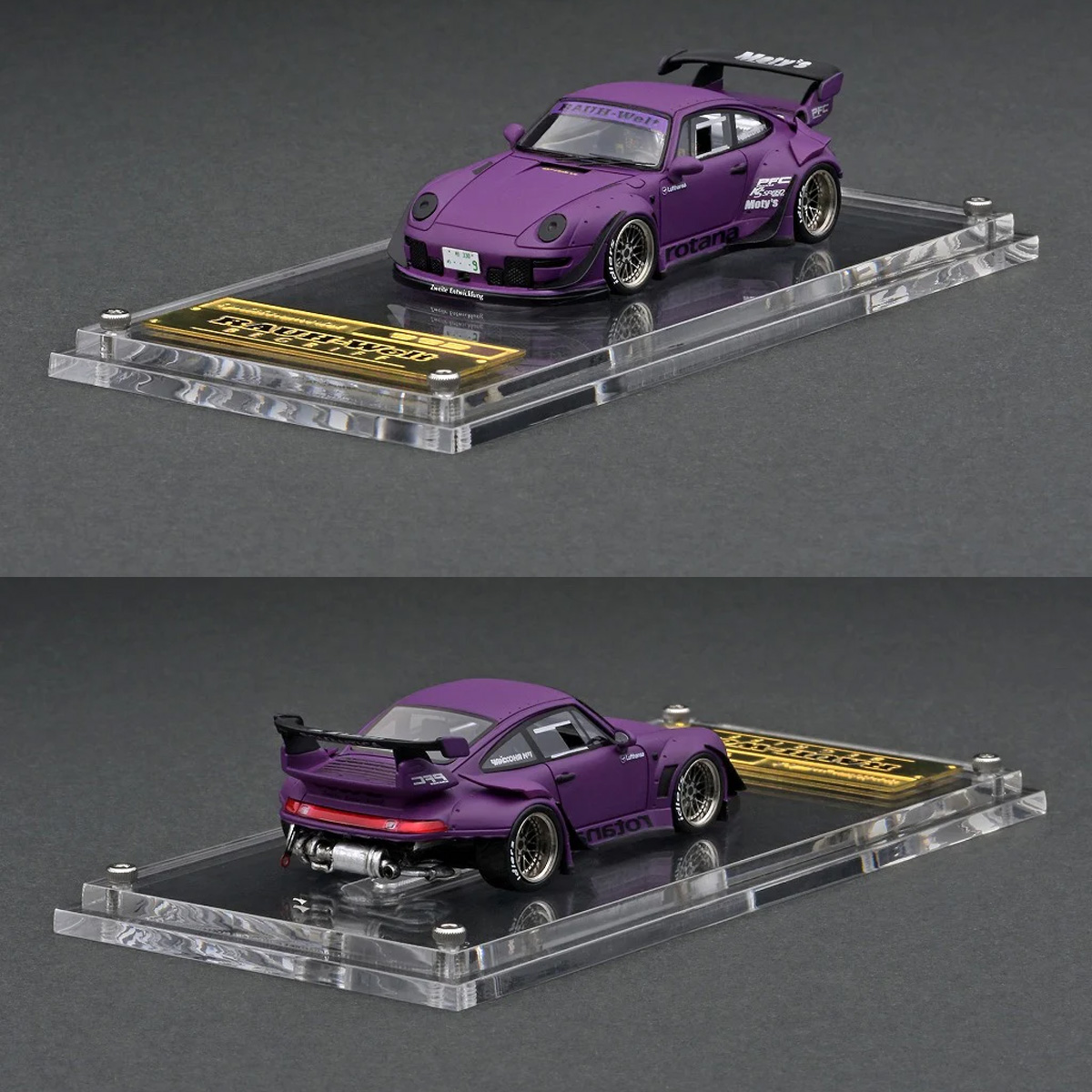 Ignition Model 1:64 Porsche RWB 992 Matte Purple Rotana (resina ...