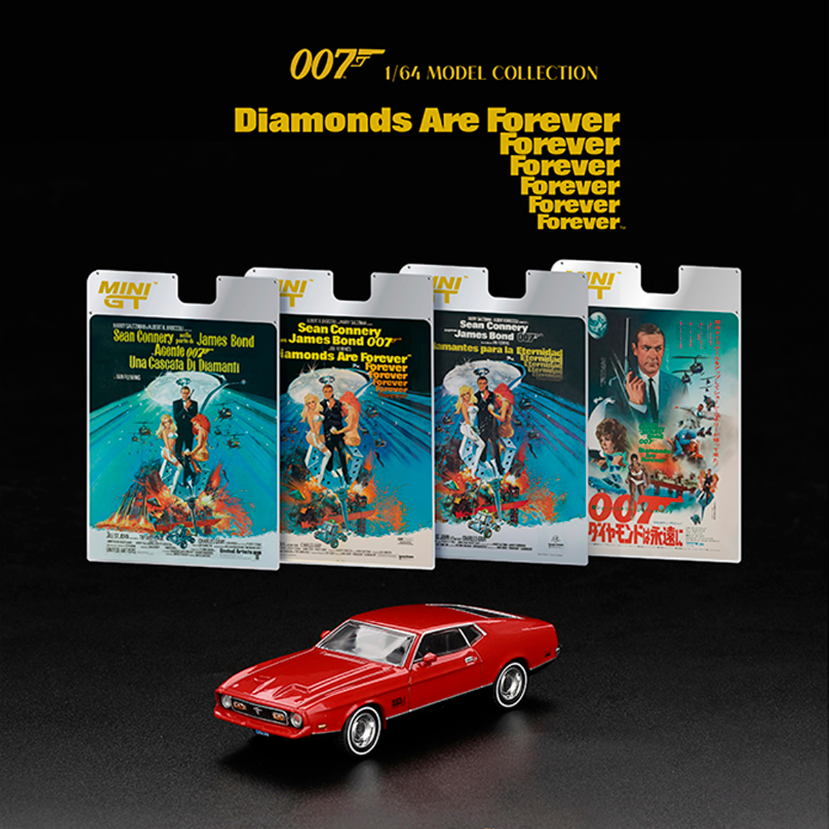 Mini GT 1:64 007 Ford Mustang Mach 1 - Counting Minis