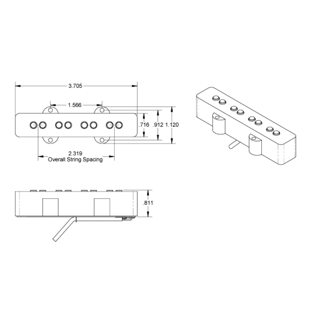 Captador Seymour Duncan Baixo STK-J2b Hot Stack J Bass Ponte - Seymour ... Captador Seymour Duncan Baixo STK-J2b Hot Stack J Bass Ponte - Seymour ...